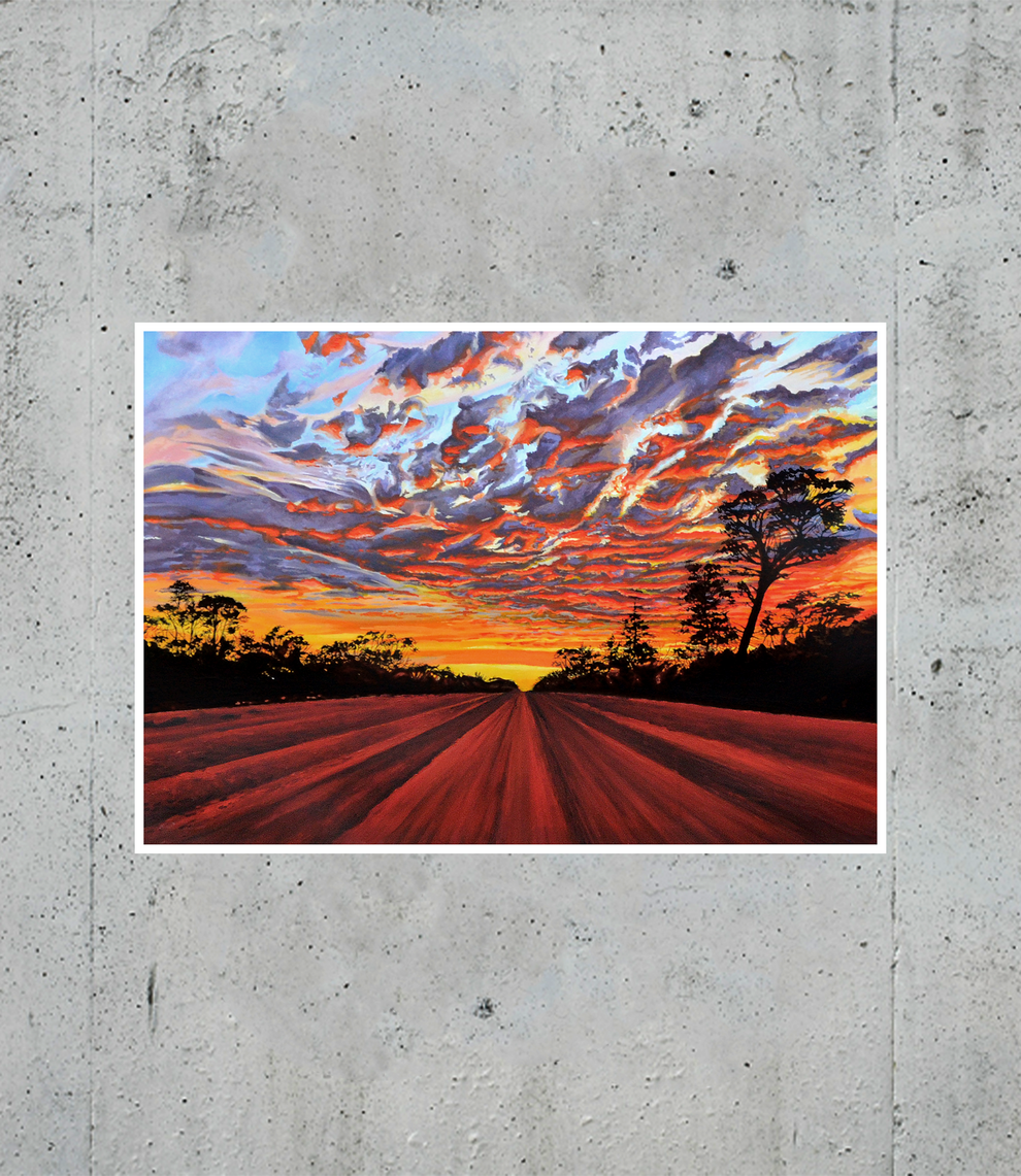 "Sunset in Gilgunnia" – Jordan Breen Art